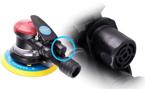 Consider proper maintenance operating pneumatic sanders