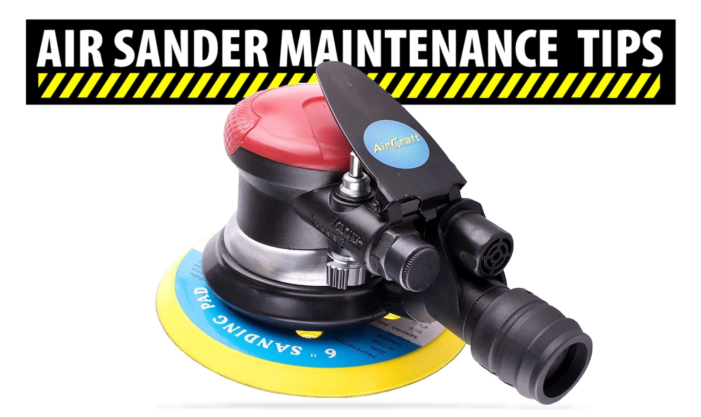 Consider proper maintenance operating pneumatic sanders